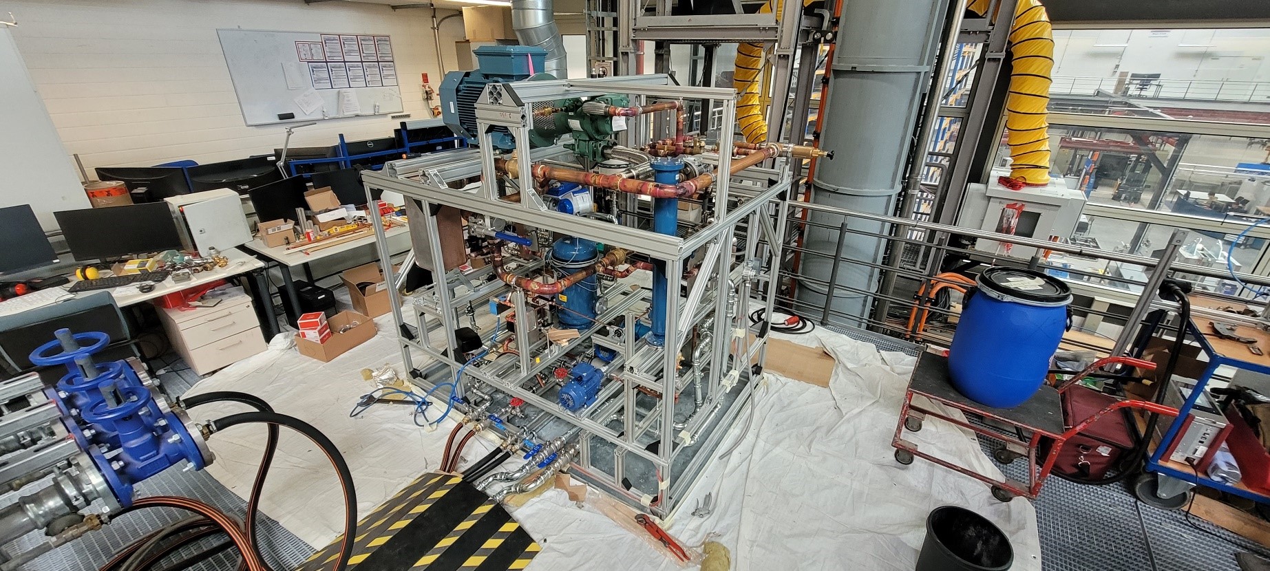 First successful operational hours of TUM’s reversible ORC test rig ...
